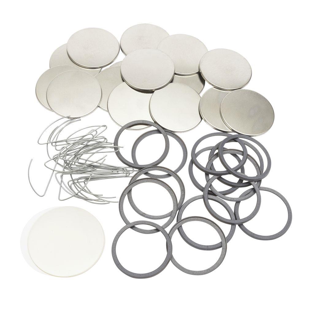 G Series 59mm Safety Clip Badge Components - Pack of 100 – Blankbadge.co.uk