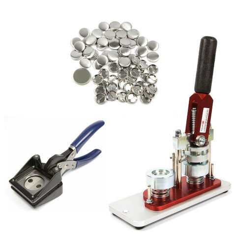 Badge Making Kit DIY Button Maker Machine Kit - Make Custom Pin Badges ...
